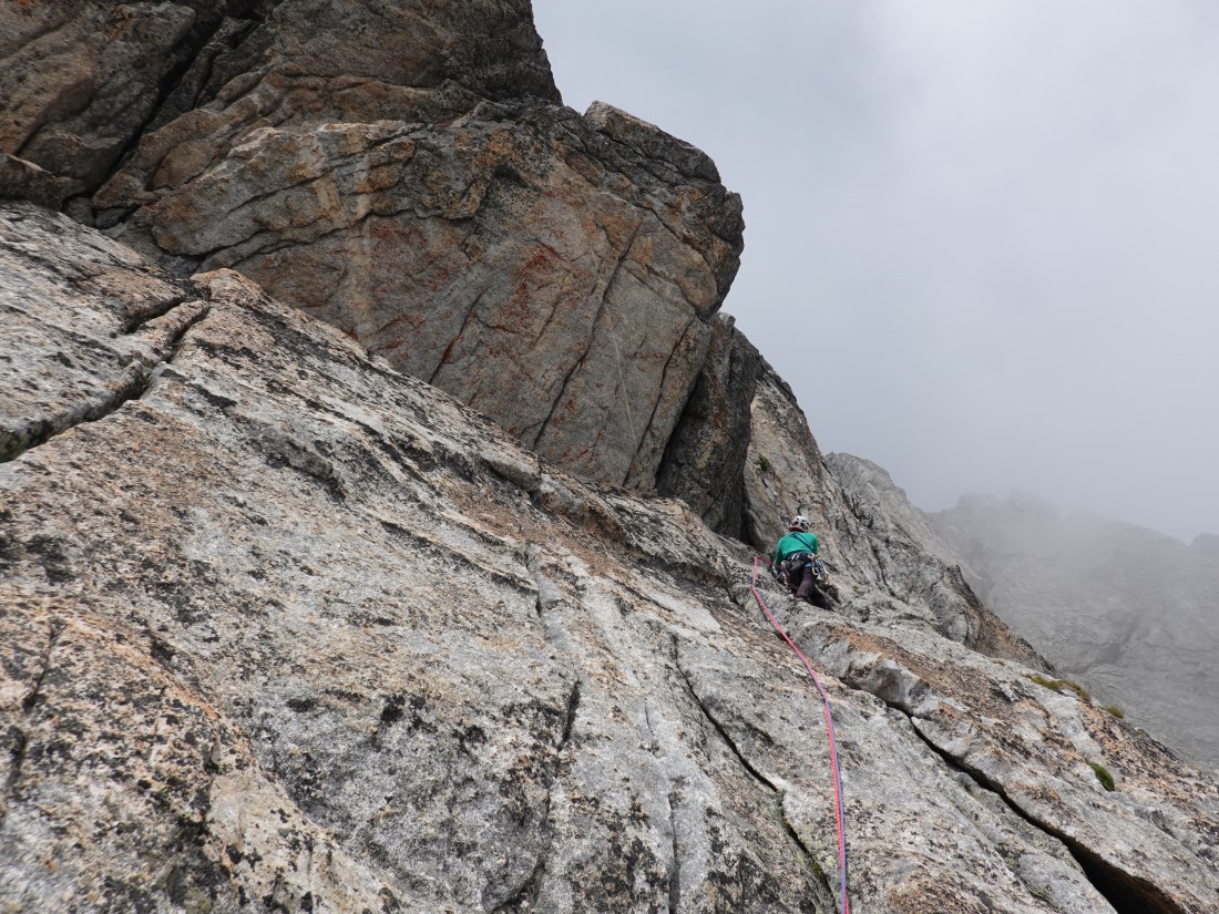 Lo Scarpone - Punta Allievi. Spigolo Sud (Via Gervasutti)