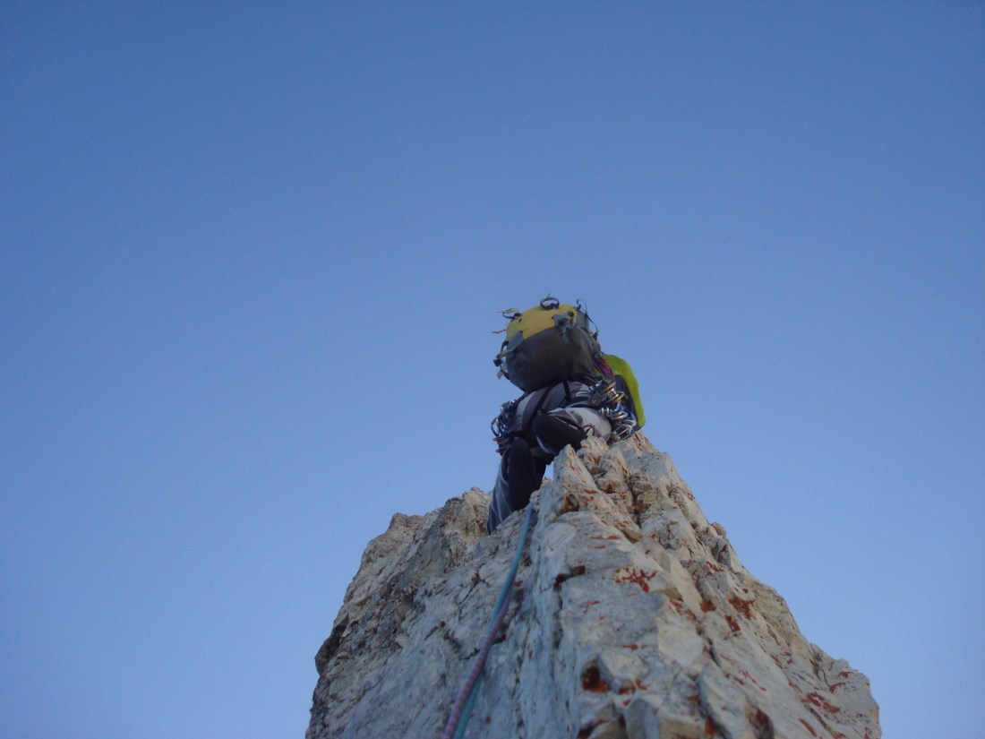 Lo Scarpone - Torre Delago. Spigolo Piaz