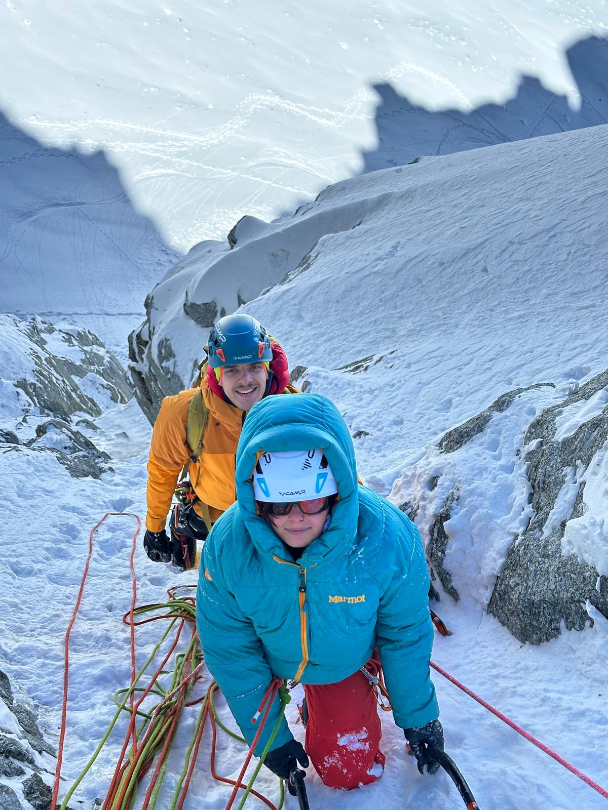 Lo Scarpone - CAI Eagle Team, prime uscite sul Monte Bianco